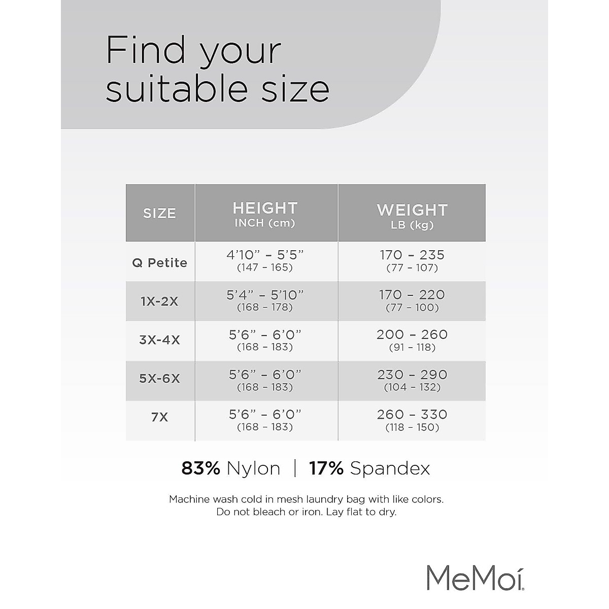 MeMoi Plus Size Curvy Suspender Lace Pantyhose, Control Top Pantyhose for Women, Lightweight Womens Stockings - Black 5X/6X