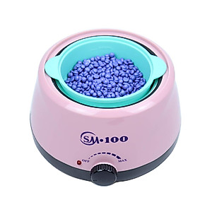 Replacement Pot Set for Wax Warmer Removable Silicone Waxing Bowl and Non-stick Spatulas Home Hair Removal Sticks Reusable Wax Heater Machine Accessory