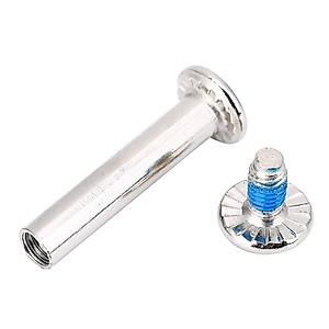 Skate Screws, 10Pcs 31mm Inline Skate Axle Metal Skate Screws, Inline Skate Skating Screws Kit, Skate Replacement Screws for Repairing Changing Skates