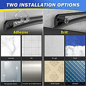 Shower Caddy Basket, Shower Shelf 4Pack, Adhesive Drill-Free, Rustproof Shower Organizer for Inside Shower & Kitchen,Shower Rack for Bathroom Storage