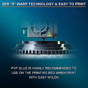 OVERTURE Nylon Filament 1.75mm 3D Printer Filament, Polyamide (PA) 1kg Spool (2.2lbs), Dimensional Accuracy +/- 0.03 mm, Fit Most FDM Printer (Black)