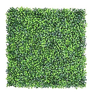Windscreen4less Artificial Faux Ivy Leaf Decorative Fence Screen 20'' x 20" Boxwood/Milan Leaves Fence Patio Panel, Harmonious Boxwood 29 Pieces