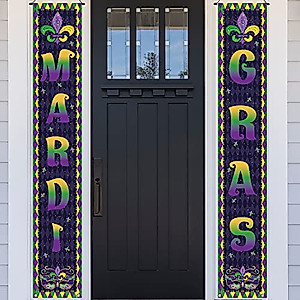 Mardi Gras Decorations New Orleans Brazi Carnival Font Porch Welcome Sign Fat Tuesday Masquerade Party Mardi Gras Decor and Supplies for Home Party