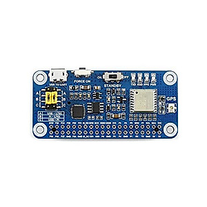 Waveshare L76X Multi-GNSS HAT for Raspberry Pi Jetson Nano Supports Multi-GNSS Systems GPS BDS and QZSS Fast Positioning High Accuracy Low Power Consumption.