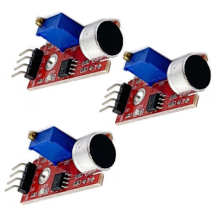 Kiro&Seeu 3PCS High Sensitivity Microphone Sensor AVR PIC Sound Detection Module Compatible with Arduino Raspberry Pi STM32