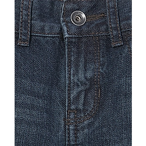 The Children's Place Boys Basic Straight Leg Jeans,Carbon Wash/Deep Blue Wash/Dk Juptier/Dk Rinse Wash 4 Pack,8