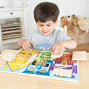 Melissa & Doug Latches Wooden Activity Board