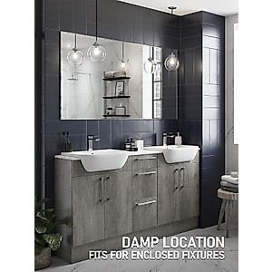 TORCHSTAR A19 LED Light Bulbs 60W Equivalent, UL Listed, 5000K Daylight, Dimmable, 9W, 800lm, Flicker Free, E26 Standard Base LED Bulb for Ceiling Fan, Lamp, 15,000hrs, Pack of 6