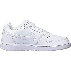 Nike Women's Ebernon Low Sneaker, White/White, 6 Regular US