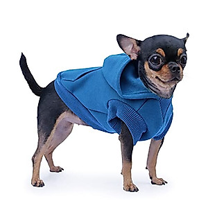 𝐍𝐄𝐖 𝐀𝐑𝐑𝐈𝐕𝐀𝐋 Frienperro Dog Clothes for Small Dogs Girl Boy, 100% Cotton Small Dog Hoodie, Chihuahua Clothes Pet Cat Winter Warm Sweatshirt Sweater, Teacup Yorkie Puppy Clothing Coat Costume