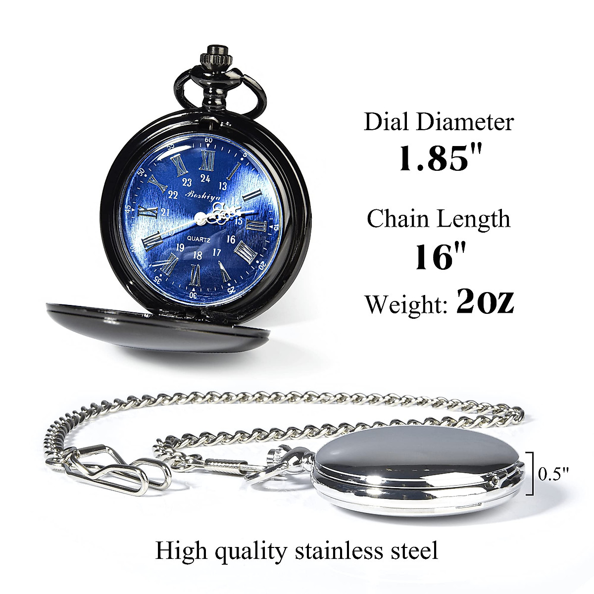 Caramel Sweet Life Watches for Men | Personalized Pocket Watch | Engraved Gifts for Men