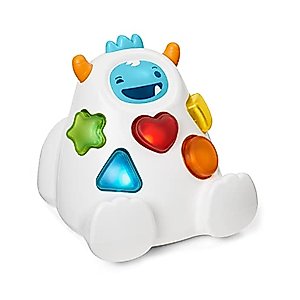 Skip Hop Developmental Learning Shape Sorter, 3-Stage Spinning & Sorting Toddler Toy, Explore & More, Yeti (Discontinued by Manufacturer)
