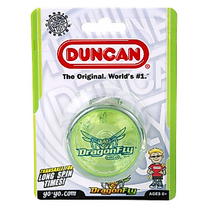 Duncan Dragonfly Yo-Yo -Clear with Green Cap