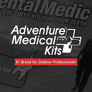 Adventure Medical Kits Dental Medic Kit - Travel Dental Kit for Emergency Tooth Care - Includes Orasol Gel, Tural Tea, Temporary Cavity Filling & More
