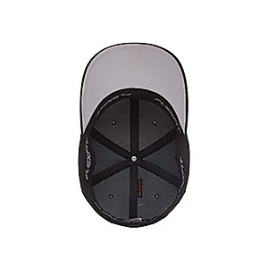 Flexfit 6277 Wooly Combed Twill Cap Black