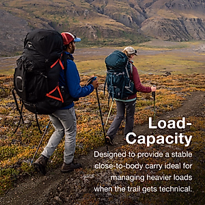 Osprey Aether Plus 70 Men's Backpacking Backpack Eclipse Grey, Large/X-Large