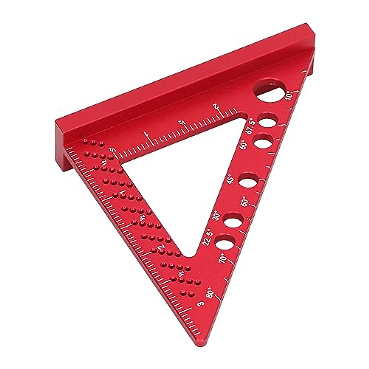 Miter Ruler, Carpenter Square Multipurpose Clear Scales Aluminum Alloy for Home