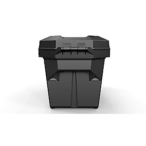 Attwood PowerGuard Pro – Marine Grade Weather Resistant Battery Box Designed for Marine, RV, Camping, Solar and More – 24/27 Series Batteries, 9070-7,Black