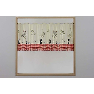 Studio Ghibuli Kiki's Delivery Service Cafe Curtain Walking Jiji Made in Japan