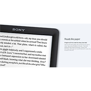 Sony PRS-T3 Ultra Slim e-Reader (Black) with 6" E-ink Touchscreen and Integrated WiFi