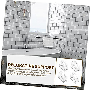 Tension Rod 20 pcs Tension Holder Retainer Curtain Rod Home Kitchen Racks Rods Office Drapery Rack Hotel Towel Support Brackets Clothing Hooks Multi Mounted Hanger Supplies and