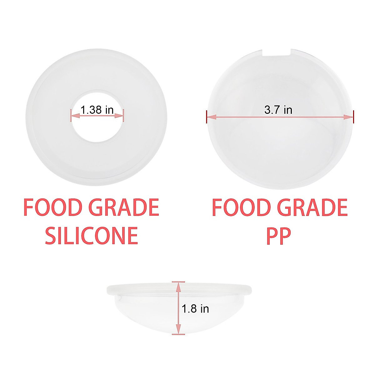 YIYEE Breast Shells Milk Saver for Breastfeeding, 2 Pack BPA Free Breast Shield Nursing Cups Protect Sore Nipples Breast Milk Collection Shells