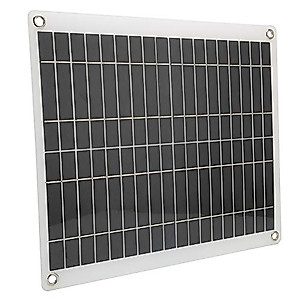 Crazy Sales Portable Solar Panel, 25W 18V 2A DC1218V Flexible Solar Panel, Dual USB Polycrystalline Silicon Outdoor Supplies Car Spacious Stations for Laptops