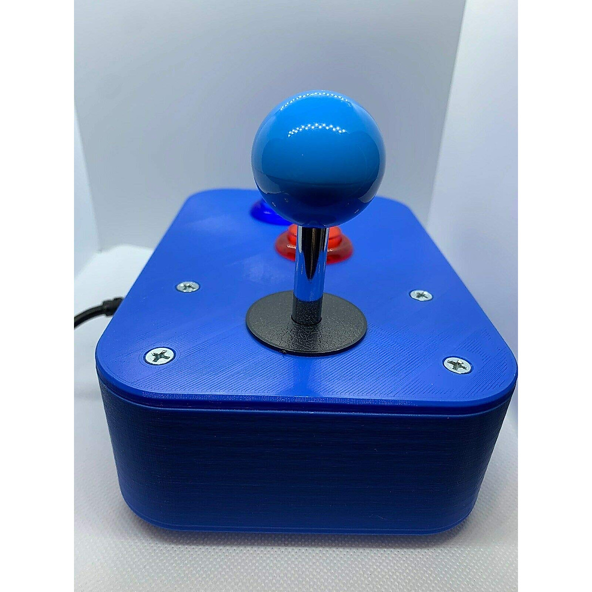 Atari Joystick 7800 2600 Controller Control Arcade Stick Handmade 3D Printed Case Blue
