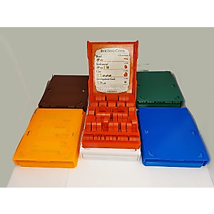 Organizer Insert Compatible with Catan Base Game, Seafarers, and Both 5-6 Player Extensions with Player Trays and Card Holder - White Hexes Holder/Card Tray