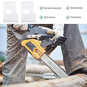 Patelai 10 Pieces MS170 Air Filter Chainsaw Replacement Parts Compatible with Stihl MS170 MS180 017 018