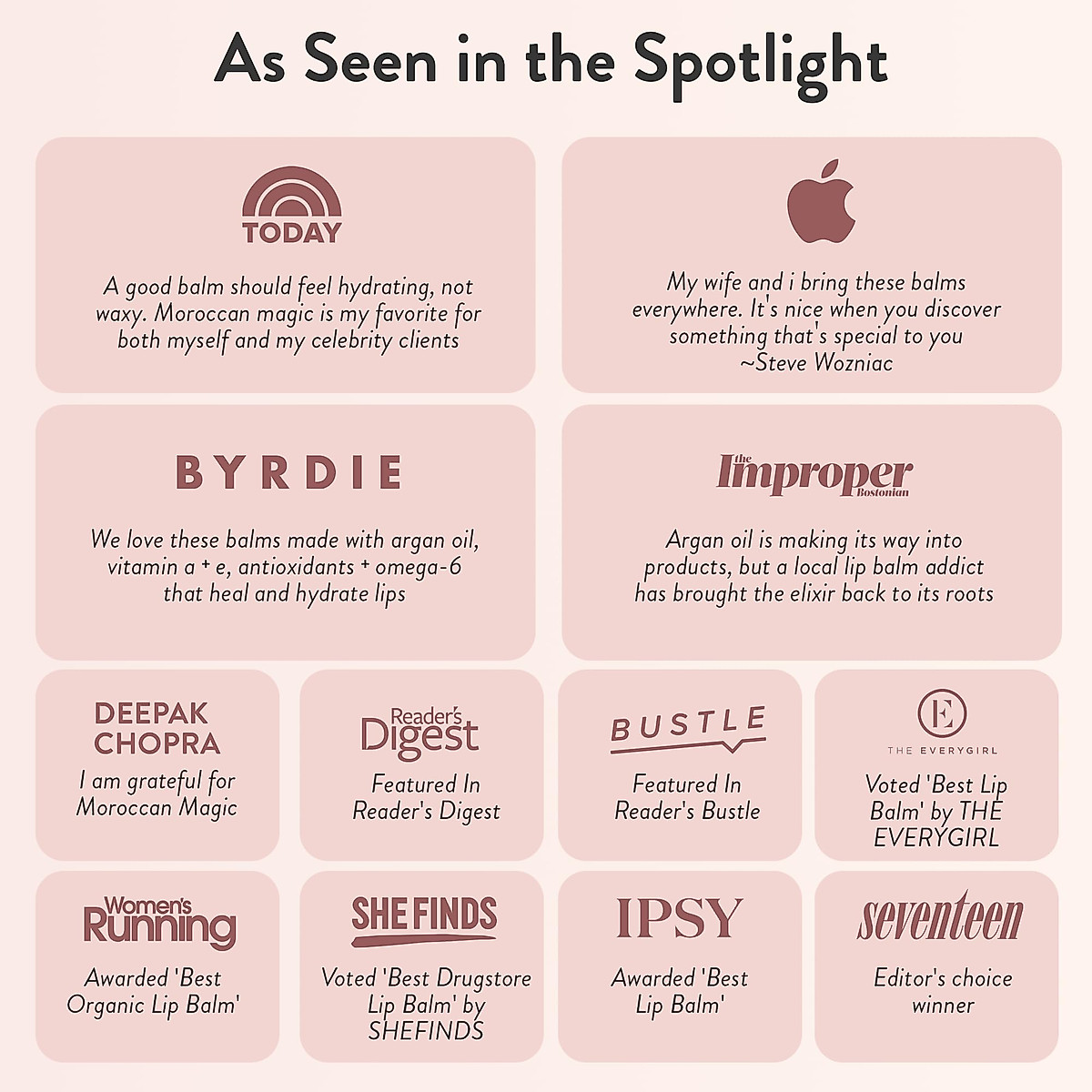 Moroccan Magic Organic Pure Coconut Lip Balm 3 Pack | Chapsticks for Dry Lips | Natural Argan & Essential Oils Lip Moisturizer + Vitamin E | Smooth, Hydrating, Non-Toxic | Organic Lip Balm Set