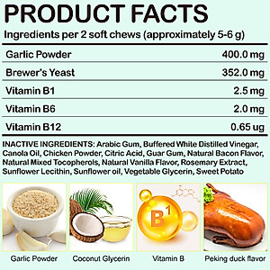 150 PCS Chewable Flea and Tick Prevention for Dogs,All Natural Dog Flea & Tick Control Chews - Oral Flea Pills for Dogs Supplement - All Breeds and Ages