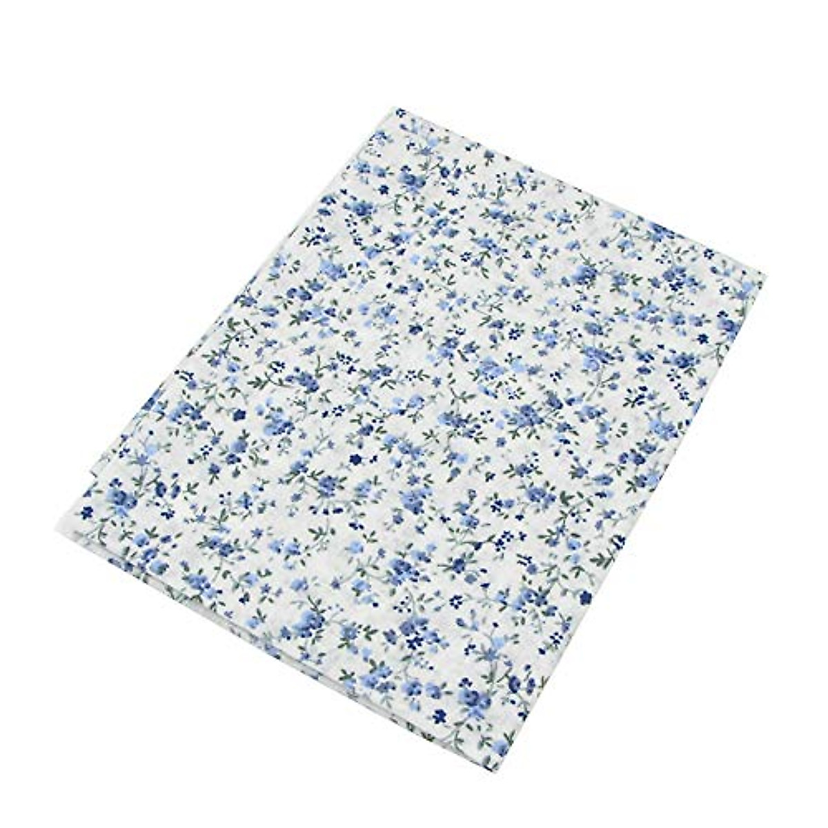 7pcs Dark Blue 19.7" x 19.7" Cotton Sewing Fabric Bundles, Pre-Cut Quilt Squares for DIY Crafting Patchwork