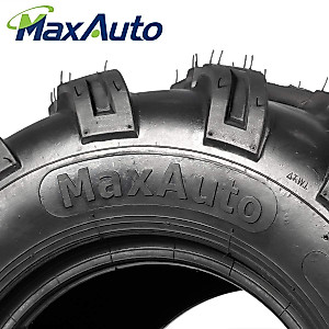 MaxAuto 2PCS Sport ATV Tires 18x9.5-8 18x9.50x8 Lawn Mower Off-Road ATV UTV Tire 4PR Turf Tires Mud Sand Trial Tires P311
