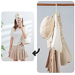 40 Packs Clothes Hanger Connector Hooks,Clothes Hangers Space Saving,Space Saving Hanger Hooks,Double-Sided Hanger Extender Clips,Closet Space Savers and Organizer Closets Hooks Closet Space Hook