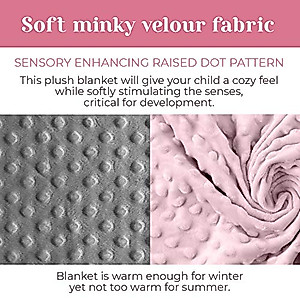 berry bebe Personalized Baby Blankets with Name, Newborn Baby Girl Gifts, Custom Baby Name Blanket, Plush and Cozy Minky, Baby Gifts for Newborn, Customized Pink Blanket for Baby Girl