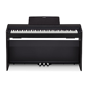 Casio Privia PX-870 Digital Piano - Black Bundle with Furniture Bench, Headphone, Instructional Book, Online Piano Lessons, Austin Bazaar Instructional DVD, and Polishing Cloth