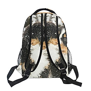 School College Backpack Rucksack Travel Bookbag Outdoor Bernese Mountain Dog