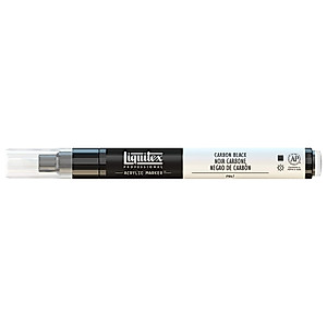Liquitex Professional Fine Paint Marker, 8mm, Carbon Black