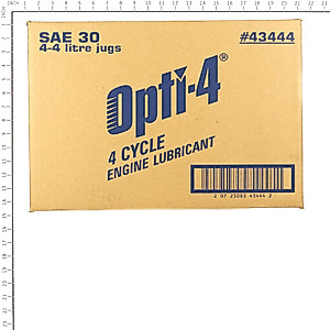 Opti-4 43444 1 Gallon SAE 30W 4-Cycle Engine Lubricant