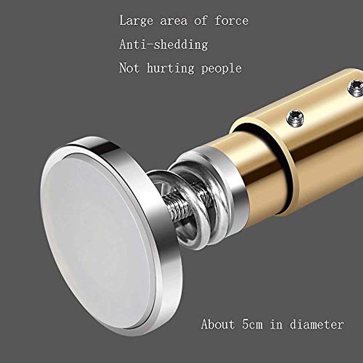 Rod for over the bath shower Curtain Shower Curtain Rod，Stainless Steel Punch-free Straight Rod Bathroom Shower Curtain Rod Clothes Rail Partition Curtain Rod modern Shower Curtain Rods Tension Curtai