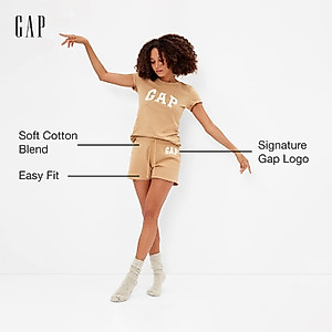 GAP Womens Heritage Logo Shorts, Deerfield, Small US