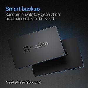 TANGEM Wallet Pack of 3 - Secure Crypto Wallet - Trusted Cold Storage for Bitcoin, Ethereum, NFT's & More Coins - 100% Offline Hardware Wallet