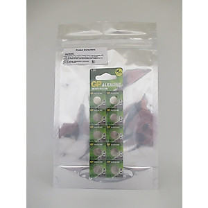 10 X Gp Ag13 A76 Gpa76 Lr44 357 Sr44Sw 1.5V Battery by GDP