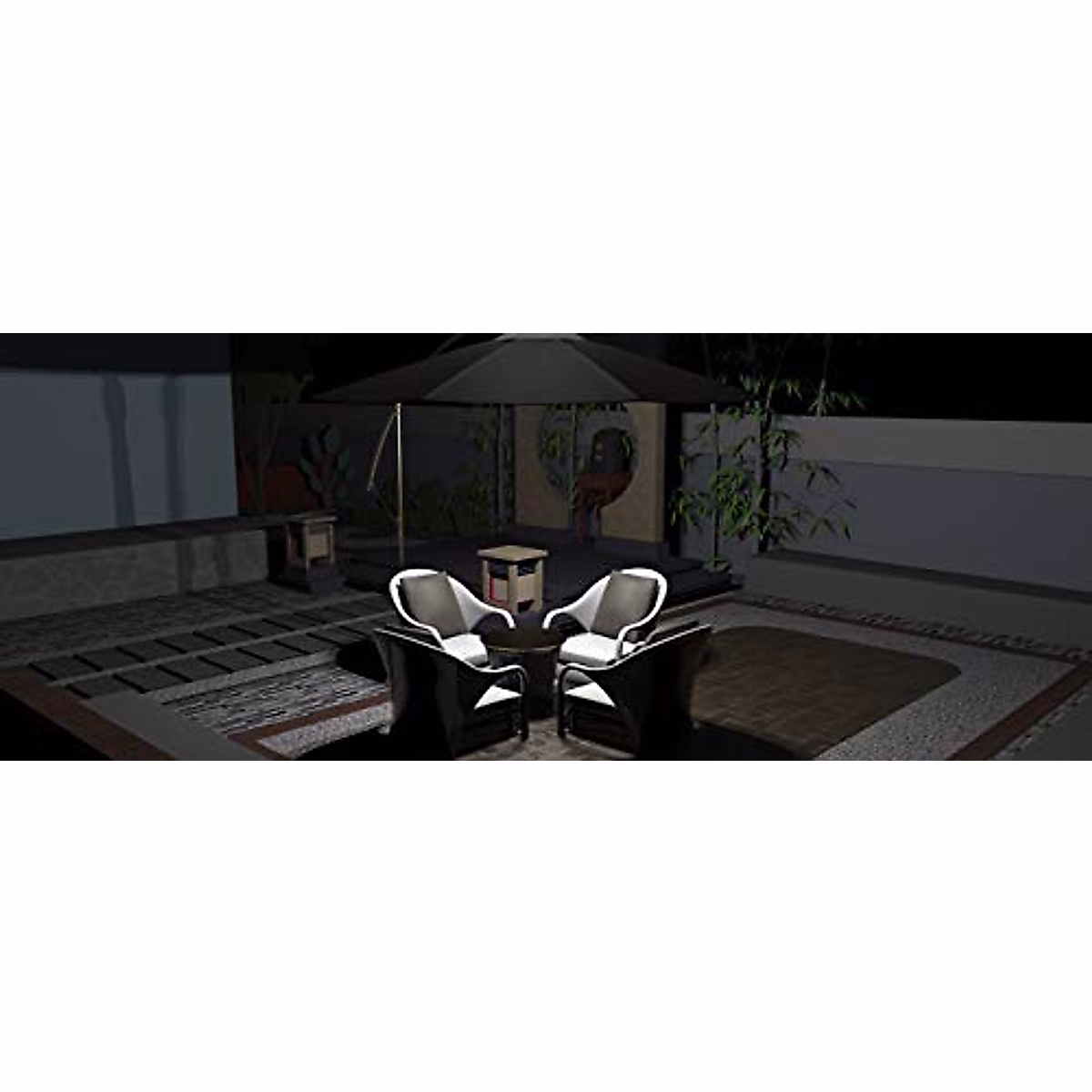 Umbrella Light, Magictec 44 LED Patio Umbrella Cordless Lights with 3 Lighting Modes Operated by 4 AA Battery (NOT Include) for Patio Umbrellas Camping Tents or Outdoor Use