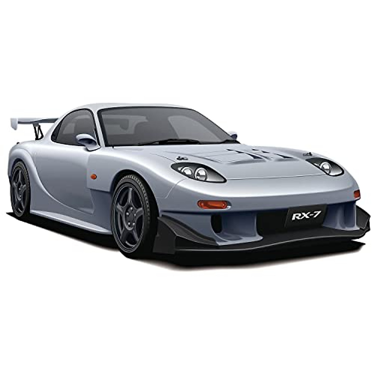 Platz/Mono 1/32 Automotive Kit Mazda RX-7(FD3S) Custom Silverstone Metallic Color-Coded Plastic Model MN11