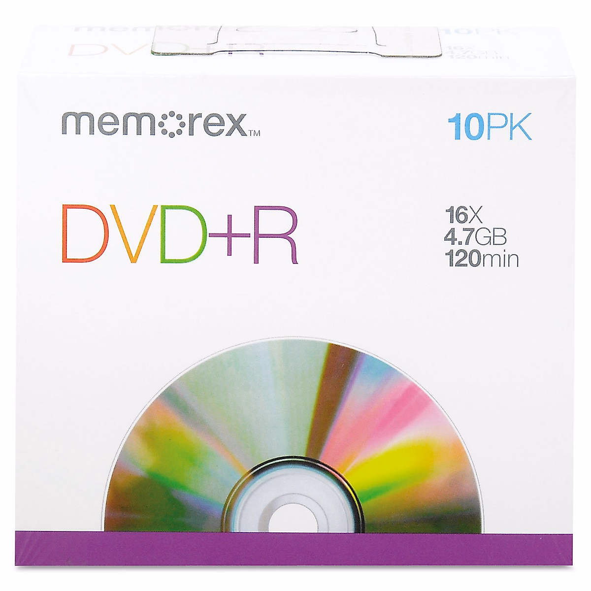 DVD Discs, 4.7GB, 16x, w/Slim Jewel Cases, Silver, 10/Pack 10 CDs in Jewel Cases