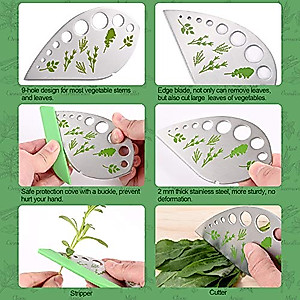 Herb Stripper and Cutter, Stainless Steel for Oregano, Rosemary, Thyme, Kale, etc.1 Pack