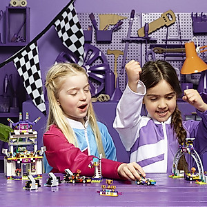 LEGO Friends The Big Race Day 41352 Building Kit, Mini Go Karts and Toy Cars for Girls, Best Gift for Kids (648 Piece)