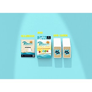 Ripple Card Game - Match, Stack, and Collect Combos on your Beach. Easy to Learn and Fun for Kids, Teens, & Adults.